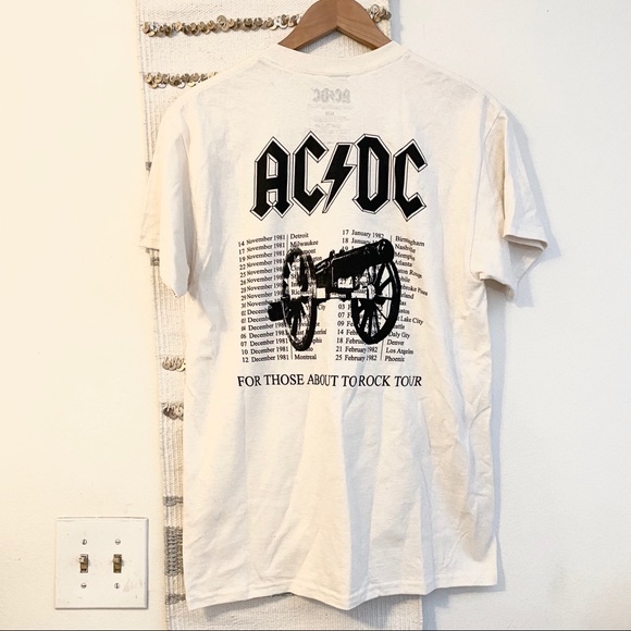Tops | Acdc Boutique Nwt Retro Vintage Style Band Tee | Poshmark